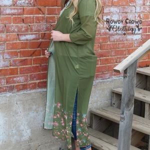Rowdy Crowd Clothing | Sweaters | Botanical Gardens Duster | Poshmark